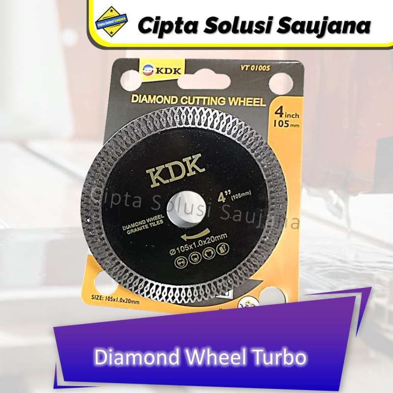 Promo Kdk Diamond Wheel Turbo Batik 4 In Mata Potong Keramik Granit ...