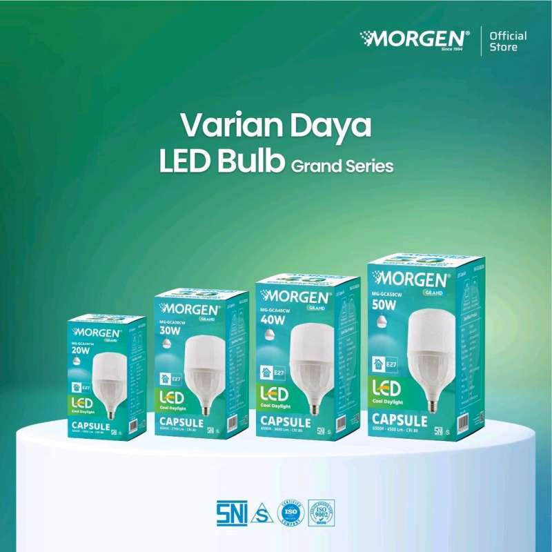 Promo Morgen Grand Lampu Led Capsule 50w 50 Watt T Bulb - Putih Cdl ...