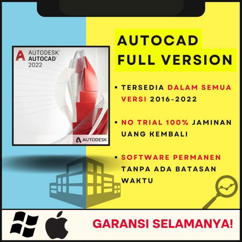 Jual Software Autocad 2016/2017/2018/2020/2021/2022/2023 Full version ...
