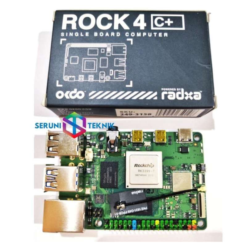 Jual ROCK 4 C+ 4GB Single Board Computer OKdo x Radxa di Seller Seruni Teknik - Srondol Kulon ...
