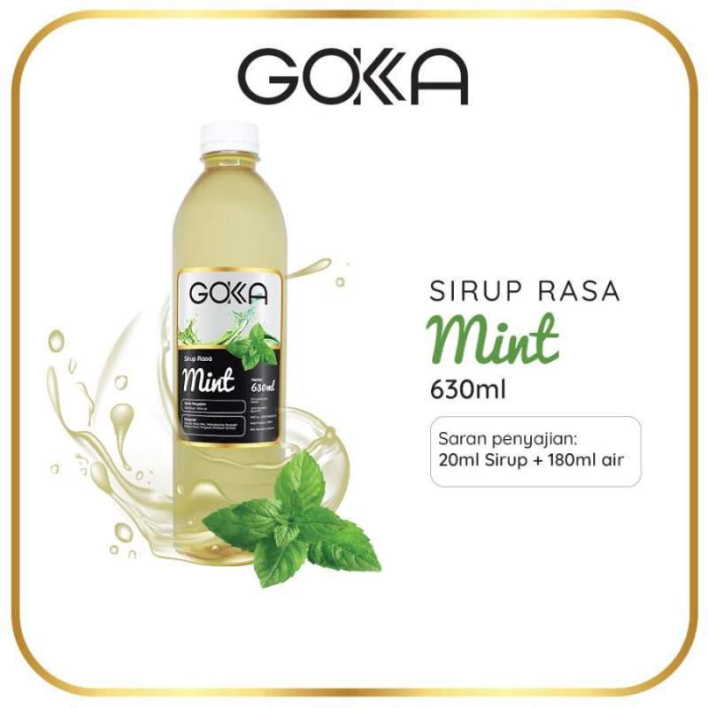 Jual Sirup Gokka Rasa Mint - Mint Syrup Premium 630ml Di Seller Gokka ...
