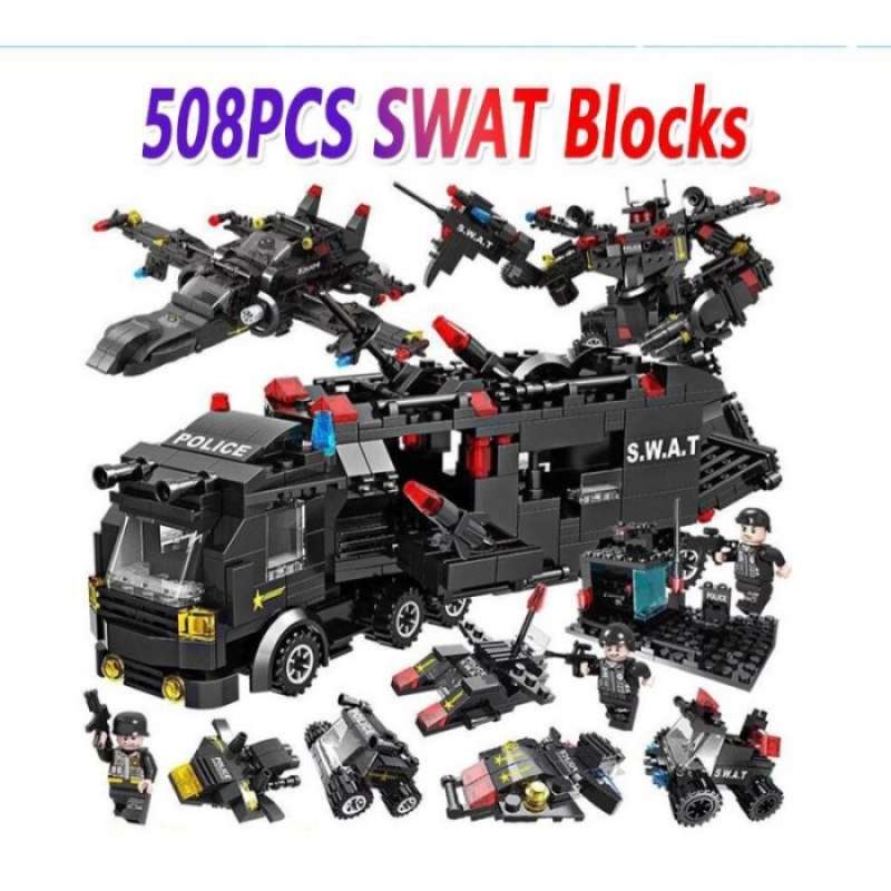 Promo Lego Regimental Police Swat Team Police Robot Diskon 9% di Seller ...
