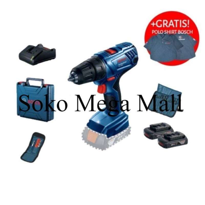 Promo Special Bosch GSR 180 LI Cordless Drill 18V / Bor Baterai 18 Volt ...