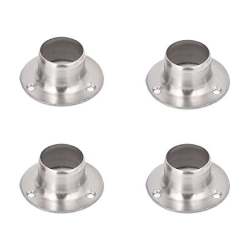 Promo Zxhao 3/4 Inch Dia Stainless Steel Closet Wardrobe Rod Flange ...