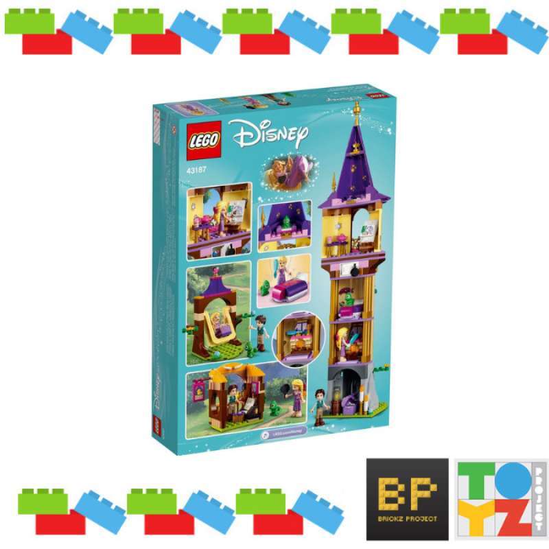Promo LEGO 43187 DISNEY Rapunzel Tower Diskon 9% di Seller CANDIS STORE ...