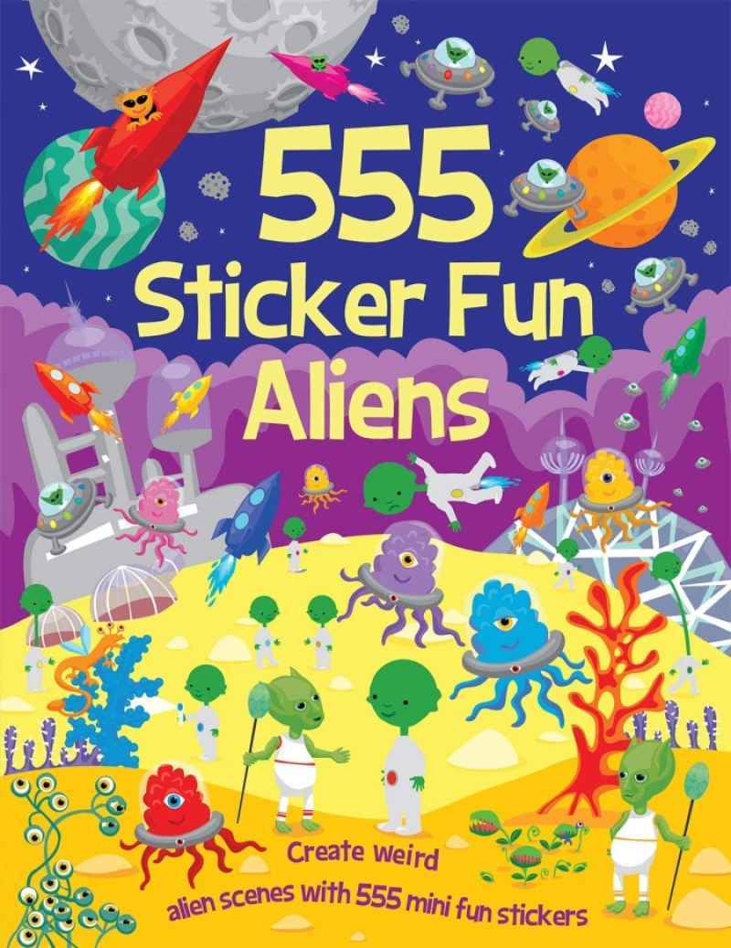 Jual Buku Import- 555 Sticker Fun : 555 Aliens Di Seller Bane Store ...