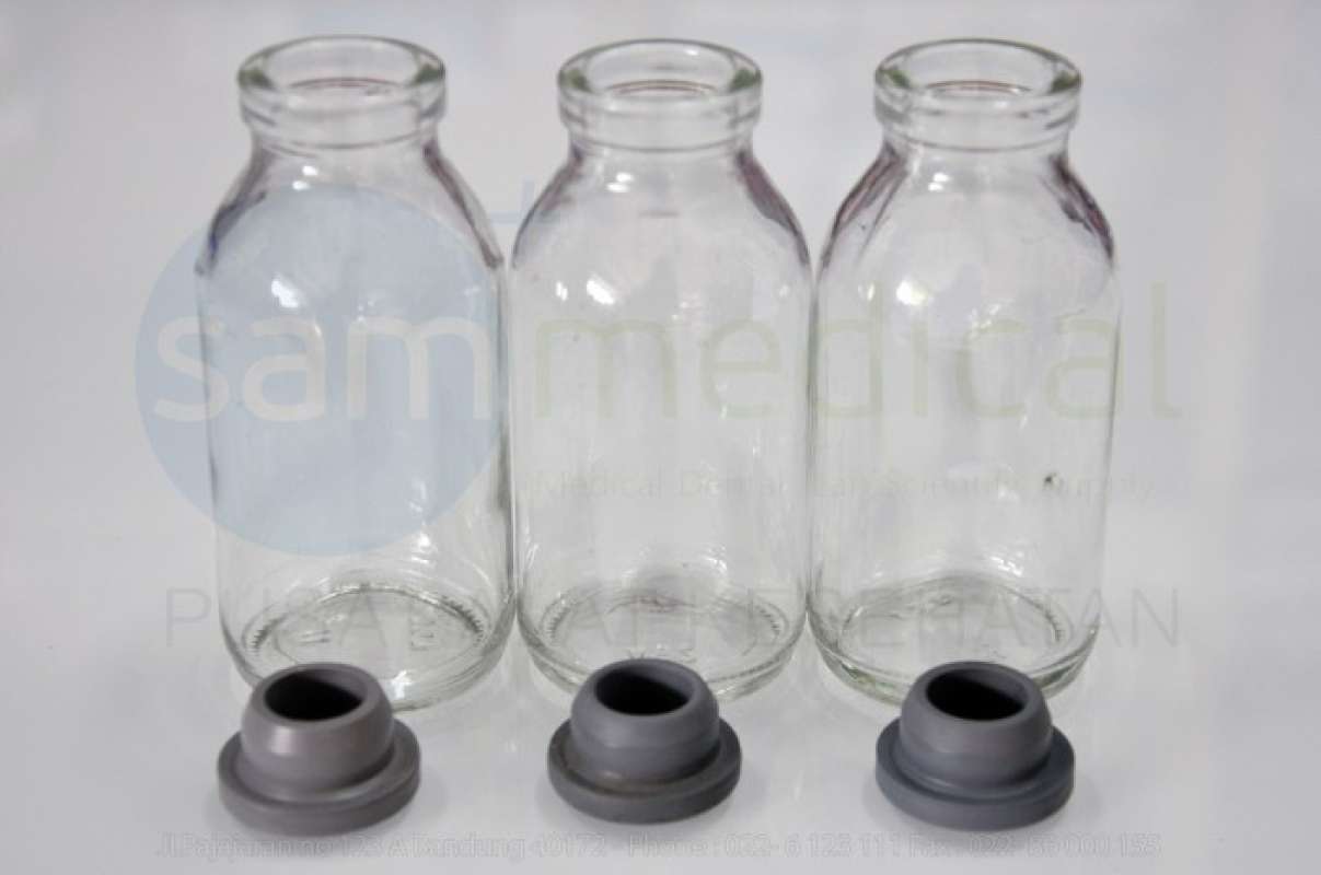 Jual Botol Asi Kaca Bening + Tutup Karet Tanpa Skala - Lokal Per 5 Pcs ...
