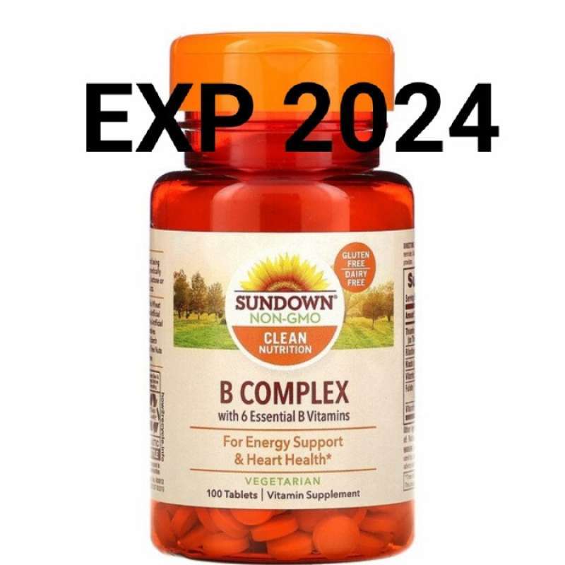 Jual Sundown Naturals B Complex 100 Tablet Vitamin B Kompleks Di Seller ...