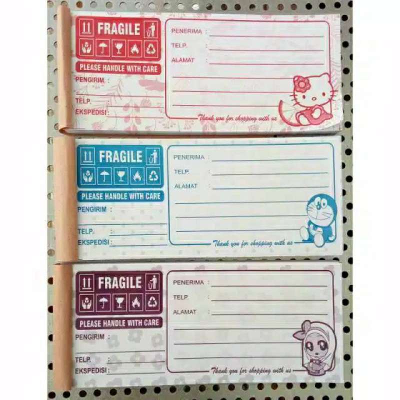 Jual Shipping Label Sedang 1/ 6 Hvs Kertas Pengiriman Kertas Orderan ...