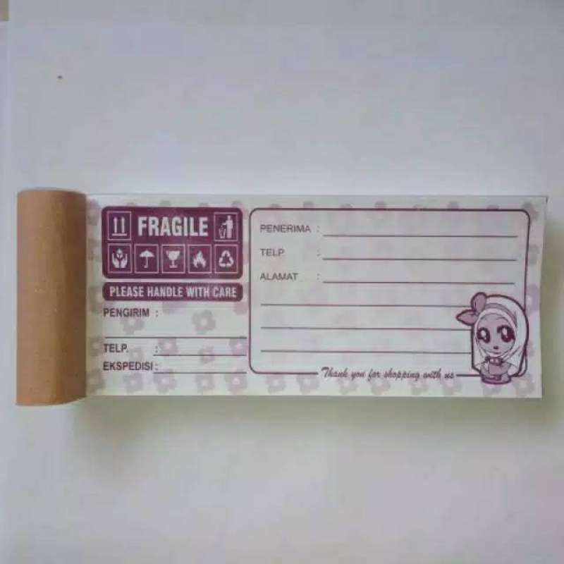 Jual Shipping Label Sedang 1/ 6 Hvs Kertas Pengiriman Kertas Orderan ...