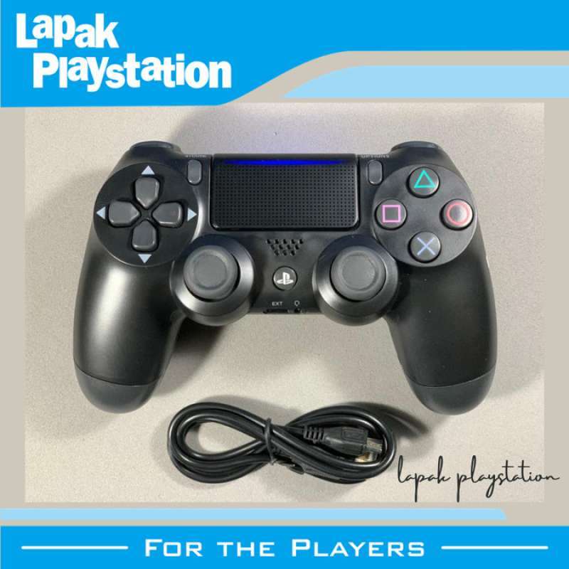 Promo Stik Ps4 Op Original Pabrik Jetblack Hitam Diskon 17% di Seller ...