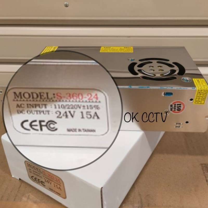 Promo PSU 15a 24v Slim with Fan ( Power Supply ) Diskon 9% di Seller ...