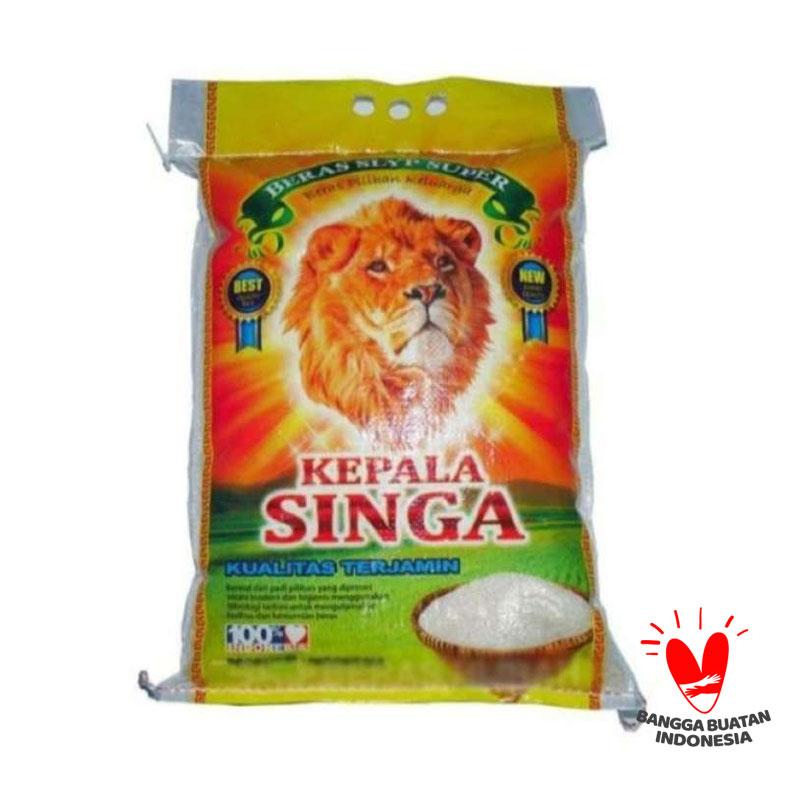 Jual Beras Kepala Singa Semi Premium 20kg [Kemasan Repack] di Seller Cisalak Online Market ...