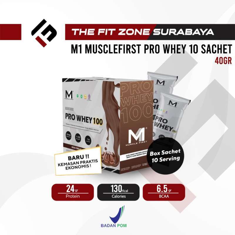 Jual M1 Musclefirst Pro Whey 10 Sachet 1 Box Whey Protein Di Seller ...