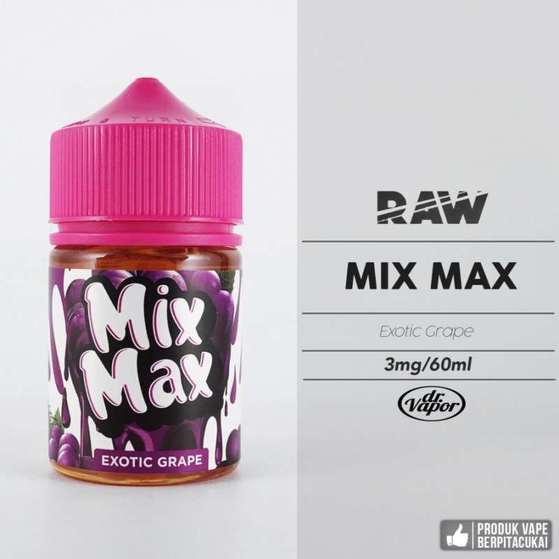 Jual MIX MAX GRAPE 60ml Freebase di Seller dr vapor store - Catur ...