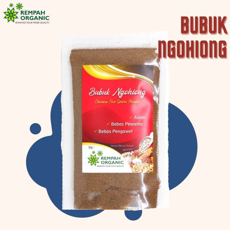 Jual Rempah Organic - Five Spices Powder - Ngo Hiong Bubuk 50 Gram Di ...