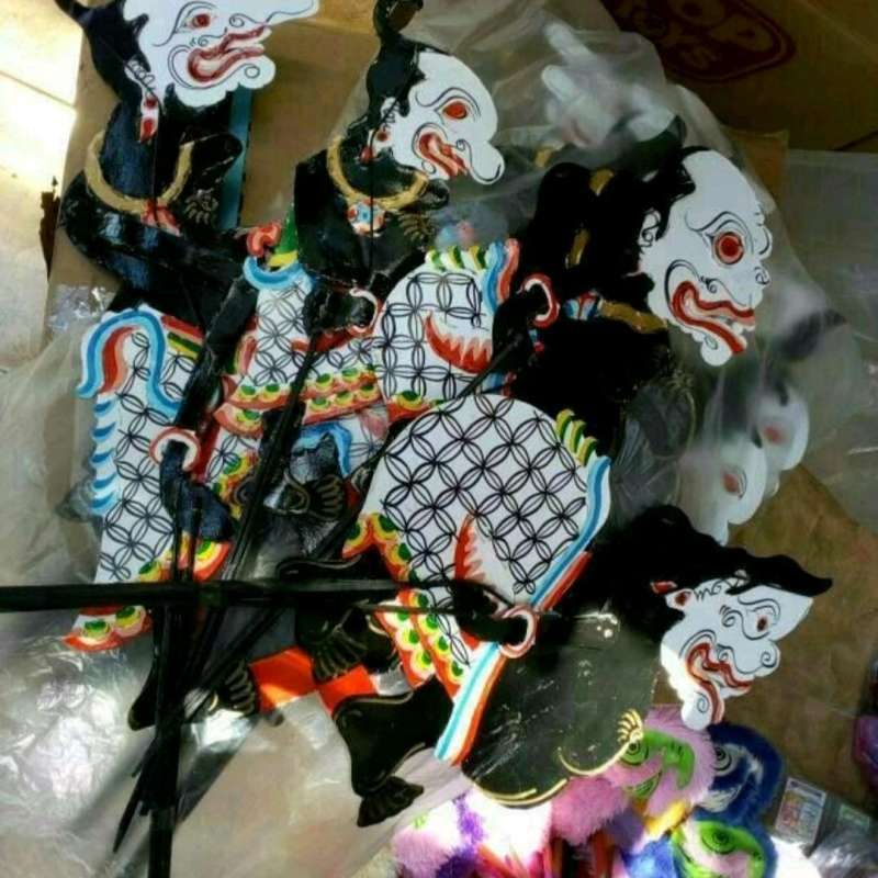 Promo Wayang Karton Kertas tebal, Aneka Tokoh Karakter, Punakawan ...