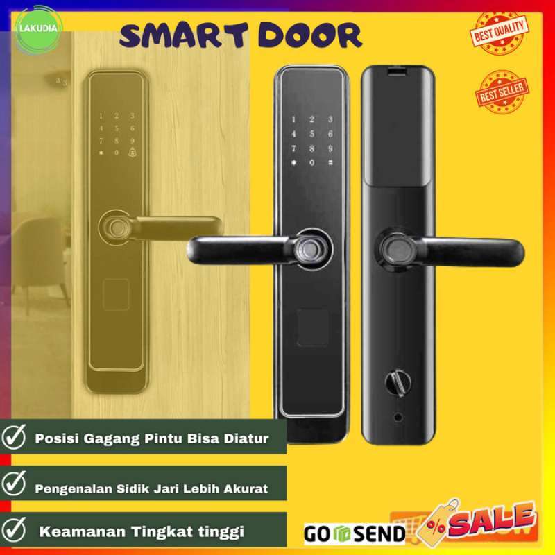 Promo KUNCI RUMAH CANGGIH SMART DOOR LOCK BLUETOOTH PASSWORD ...