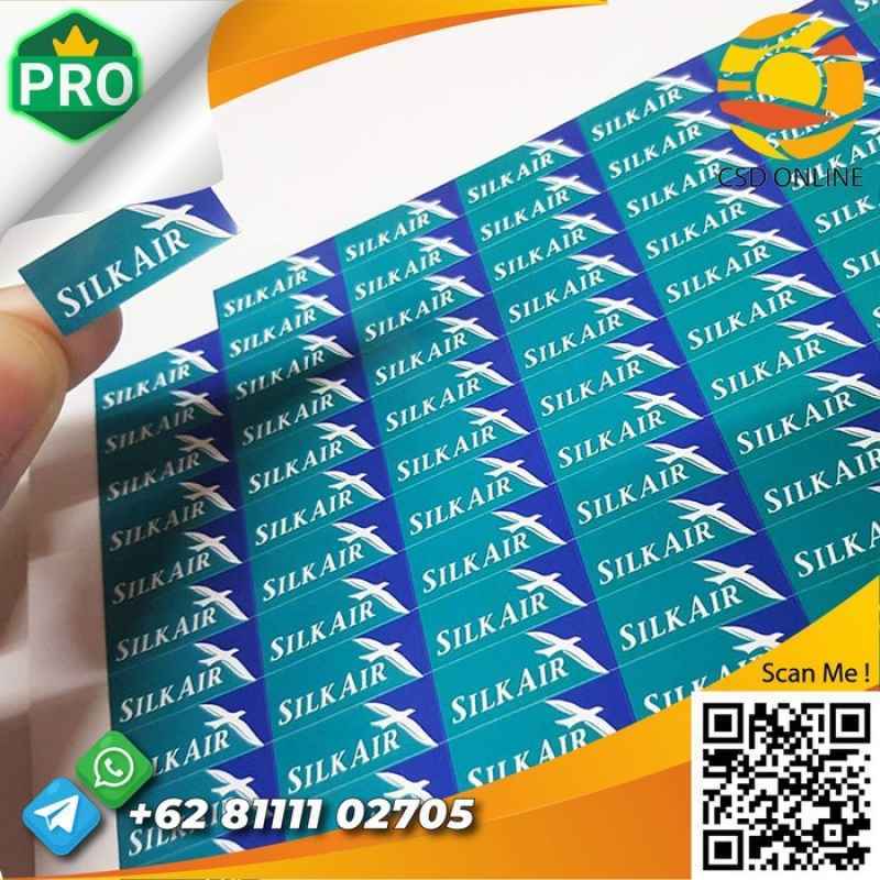 Promo QUANTAC UNIVERSAL STICKER VINYL STIKER LABEL DIGITAL PRINT A3 ...