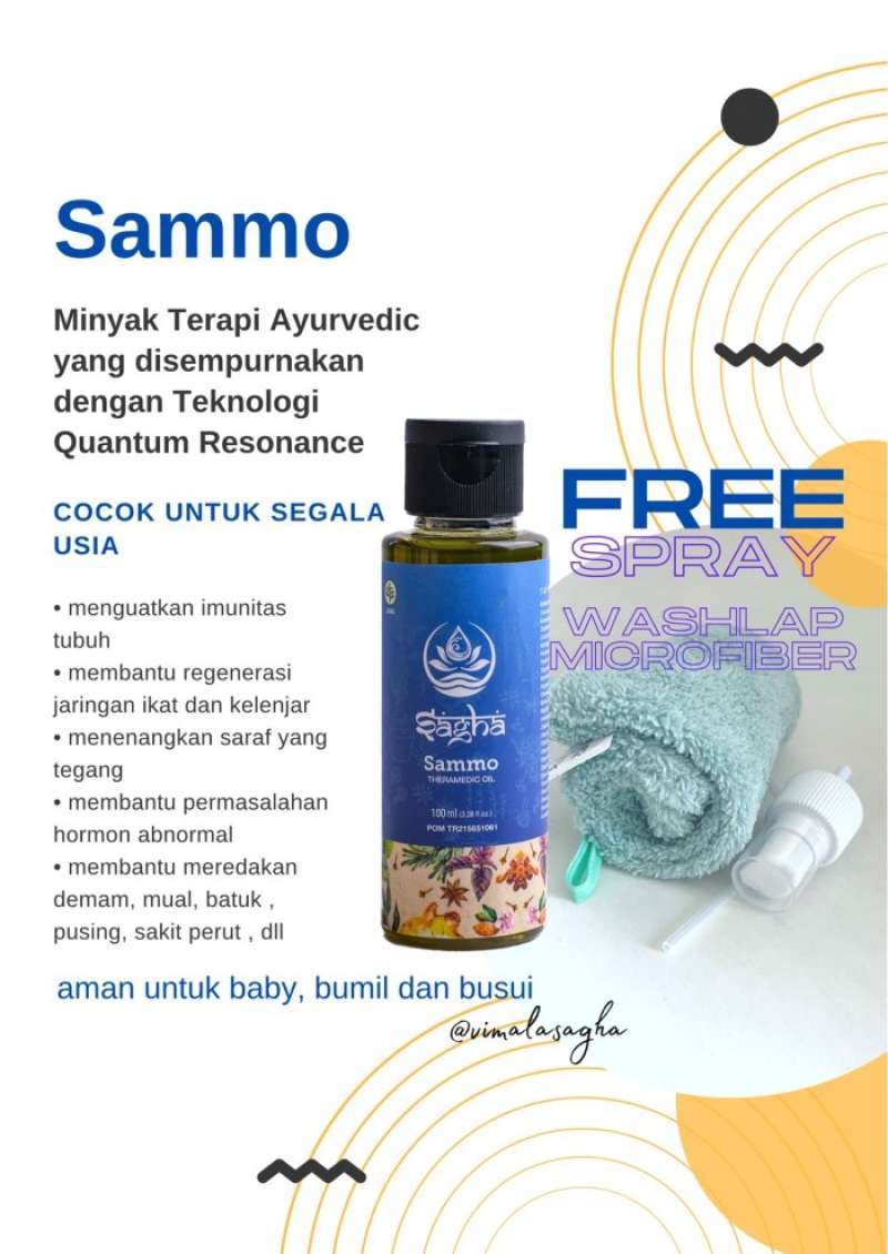 Promo SAMMO Minyak Sagha Ultimate Oil 100ml Diskon 33% di Seller Anes ...