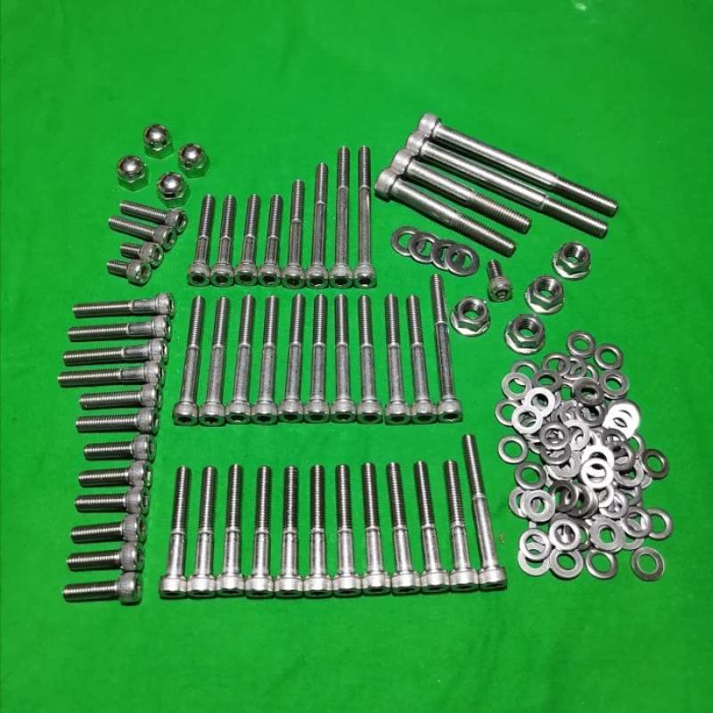 Jual Baut L Stainless Fullset Mesin TIGER REVO di Seller SBY_store ...