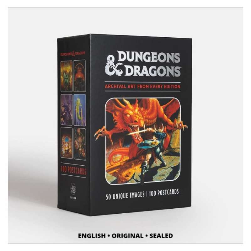 Jual Dungeons & Dragons 100 Postcards : Archival Art from Every Edition ...