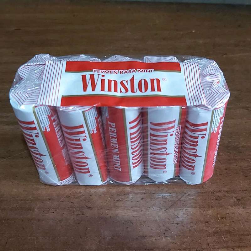 Jual Permen Mint Winston 1 Pak Isi 10 Gulung Di Seller Sembilan ...