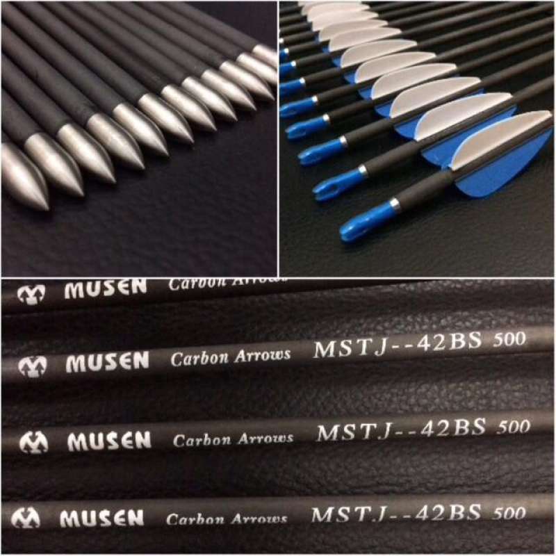 Jual Anak Panah / Arrow Carbon MUSEN OD6mm ID4,2mm Spine 500 di Seller ...