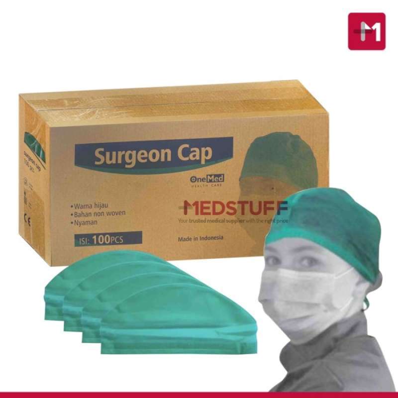 Promo Surgeon Cap isi 100s Onemed Topi Penutup Kepala Dokter Perawat ... Promo Surgeon Cap isi 100s Onemed Topi Penutup Kepala Dokter Perawat ...