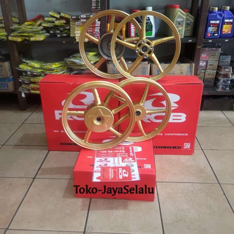 Jual Velg Rcb Vario 125 / Vario 150 Ring 14 Sp522 Gold + Disc Original ...