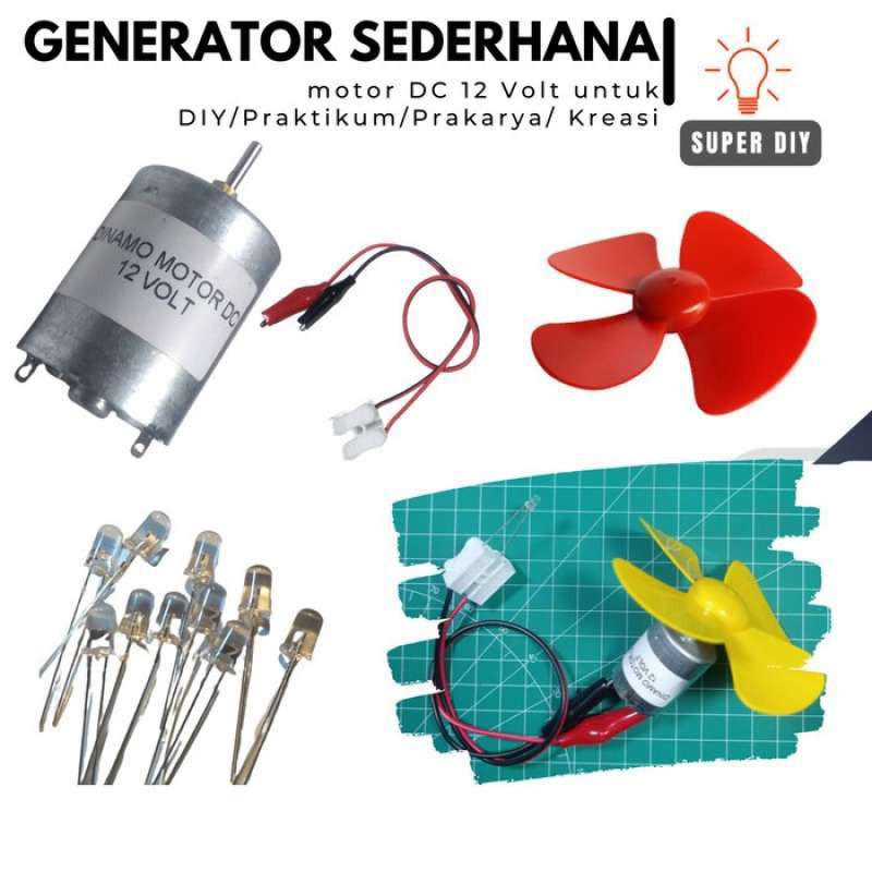 Promo Dinamo Wind Turbine Kit Generator Mini Tenaga Angin Diskon 50% Di ...