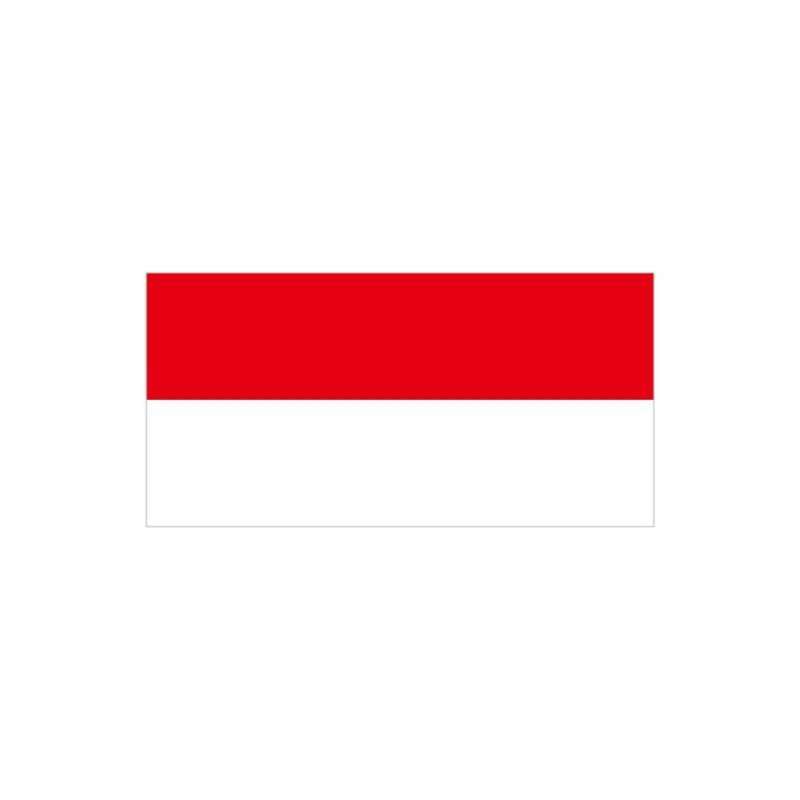 Jual Sticker Bendera Indonesia 4x2 Cm Cuttingsticker / Customsticker ...