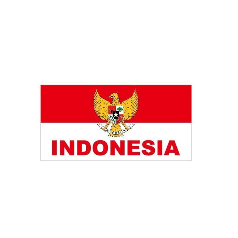 Jual Sticker Bendera Indonesia 4x2 Cm Cuttingsticker / Customsticker ...