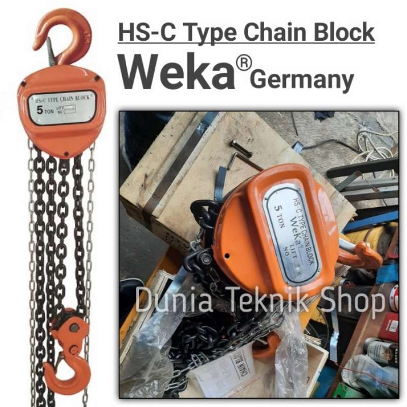 Promo Chain Block 5 Ton 5 Meter Takel 5 Ton Weka Germany Chain Hoist 5 ...