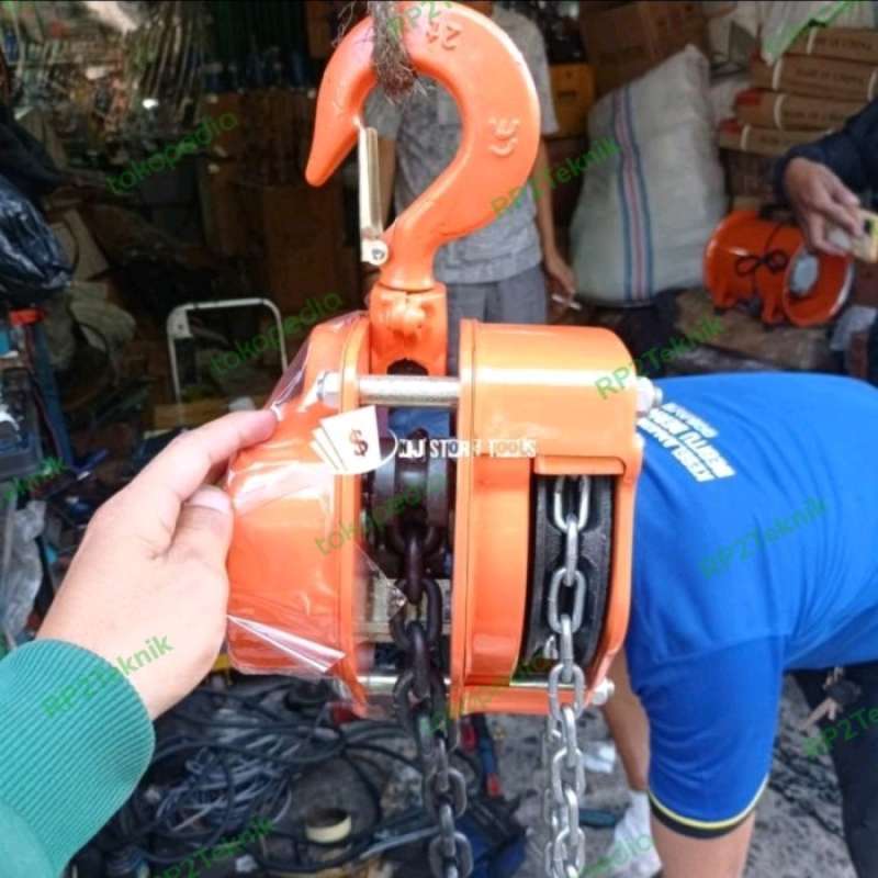 Jual Takel 2 Ton 12 Meter Chain Block Katrol Manual Weka Heavy Duty Di ...