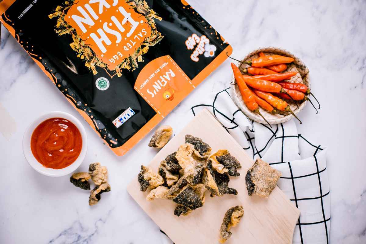 Jual fish skin salted egg di Seller rafins snack - Pringsewu Selatan ...