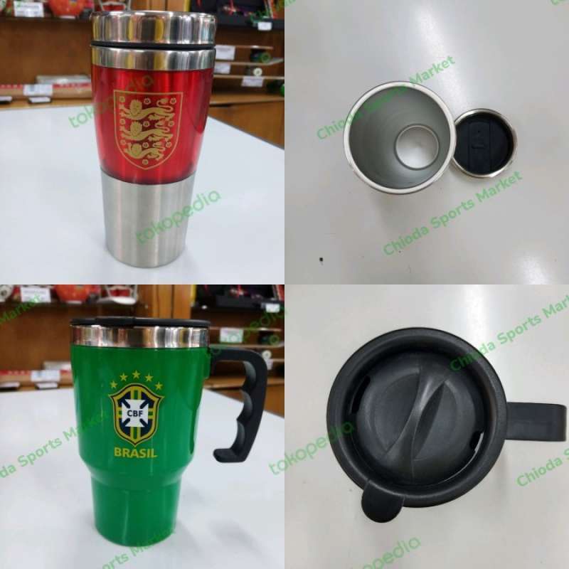 Jual Tumbler tempat minum botol cangkir club logo bola brazil england ...