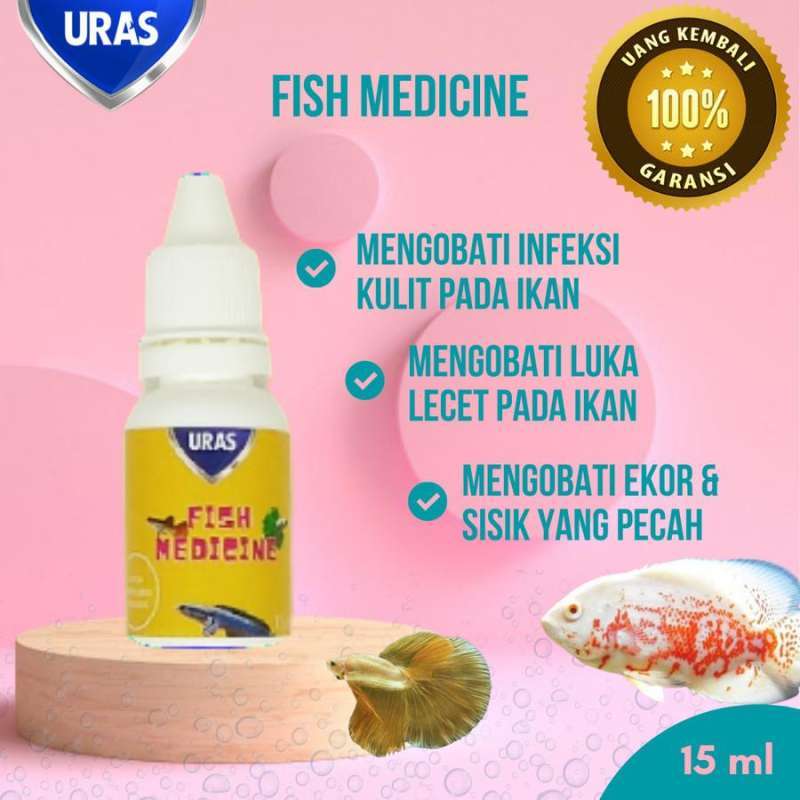 Jual Obat Kuning Perawatan Ikan Cupang Guppy Koi Louhan Mas Koki Arwana ...
