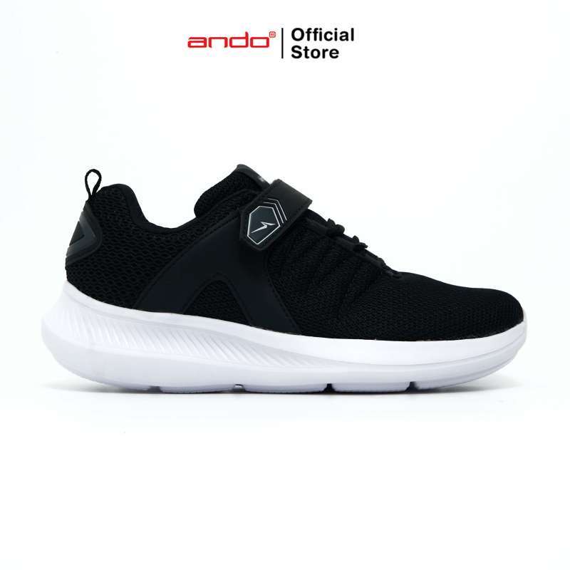 Promo Ando Official Sepatu Sneakers Whino Pria Dewasa - Hitam/Putih ...