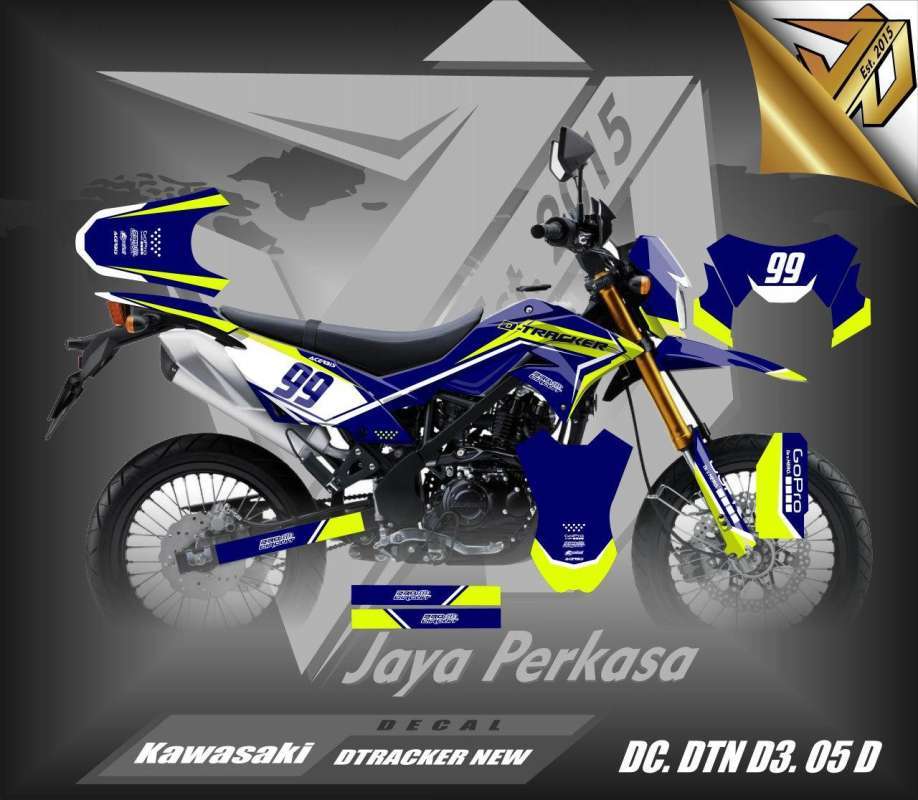 Jual Decal Sticker - Dekal Stiker motor full body DTRACKER Desain D3 05 ...