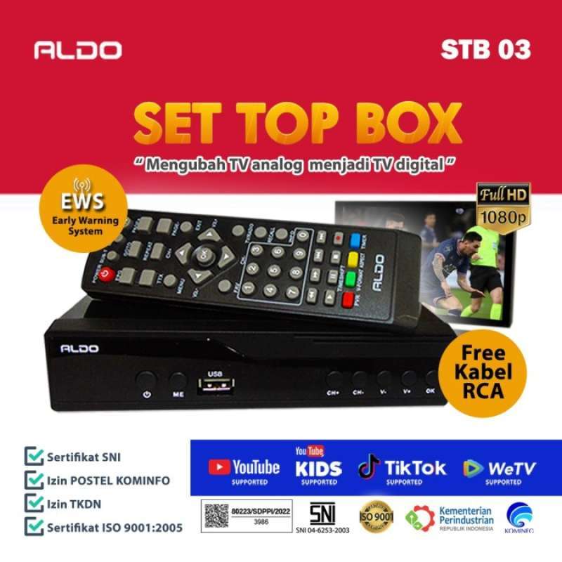 Promo Aldo Set Top Box Stb03 [Mengubah Tv Analog Menjadi Tv Digital ...