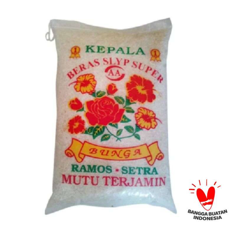 Jual Beras Ramos Cap Bunga Super 1kg [Kemasan Repack] di Seller Toko ...
