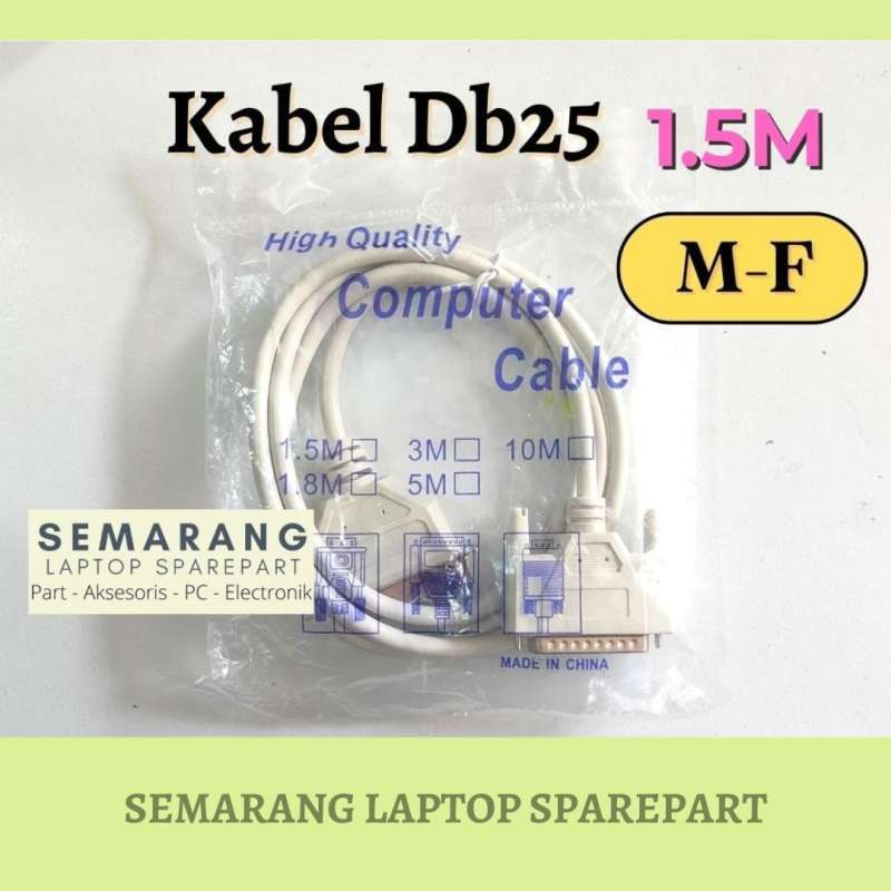 Jual Kabel Db25 M-f Male Female To Printer Dot Matrix Parallel Paralel ...
