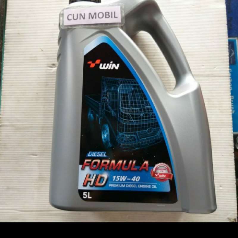 Promo Oli mesin Win diesel Formula HD 15W-40 Premium Diesel Engine Oil ...