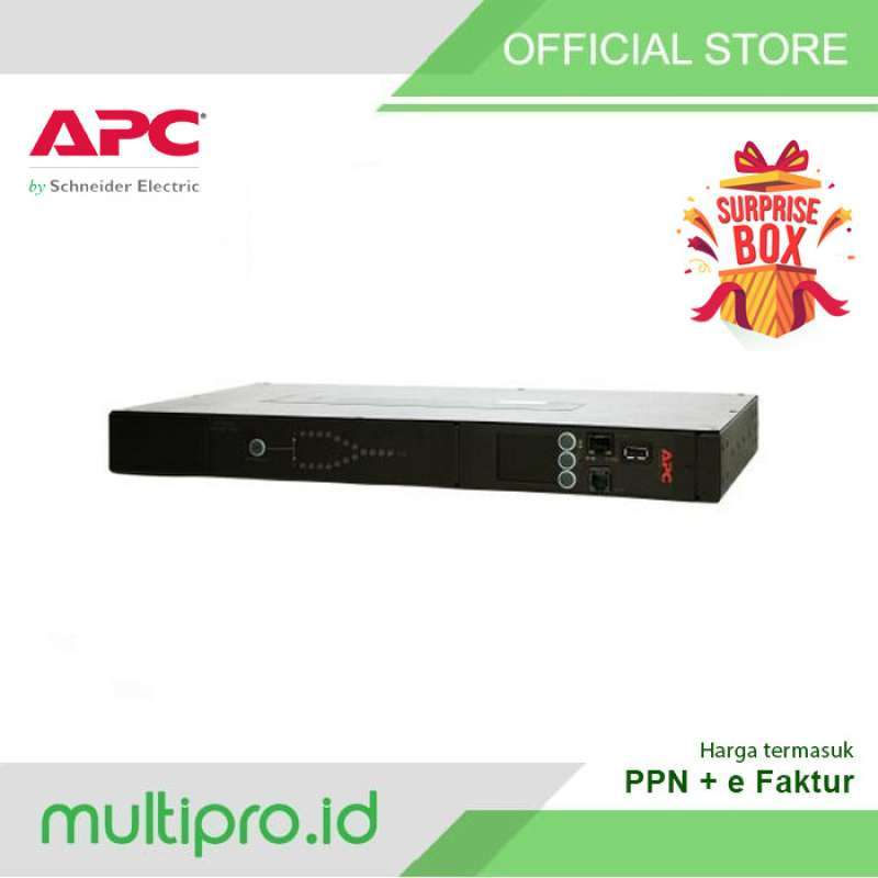 Jual Rack ATS AP4423 230V 16A C20 IN (8) C13 (1) C19 OUT di Seller ...
