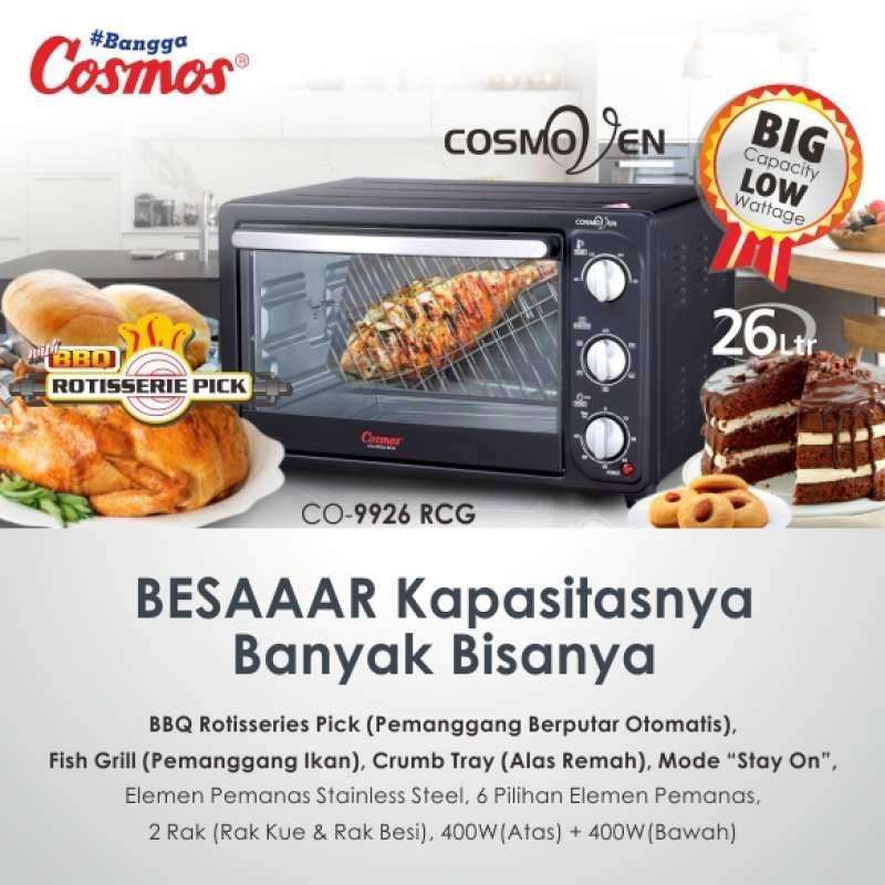 Promo Cosmos Co-9926 Rcg Oven Listrik Big Capacity [26 L] Diskon 35% Di ...