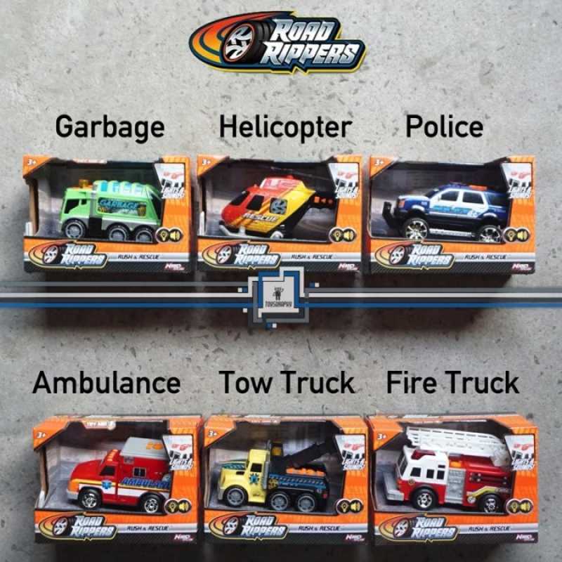 Promo Nikko Road Rippers Rush & Rescue Light and Sound Realistic Push ...
