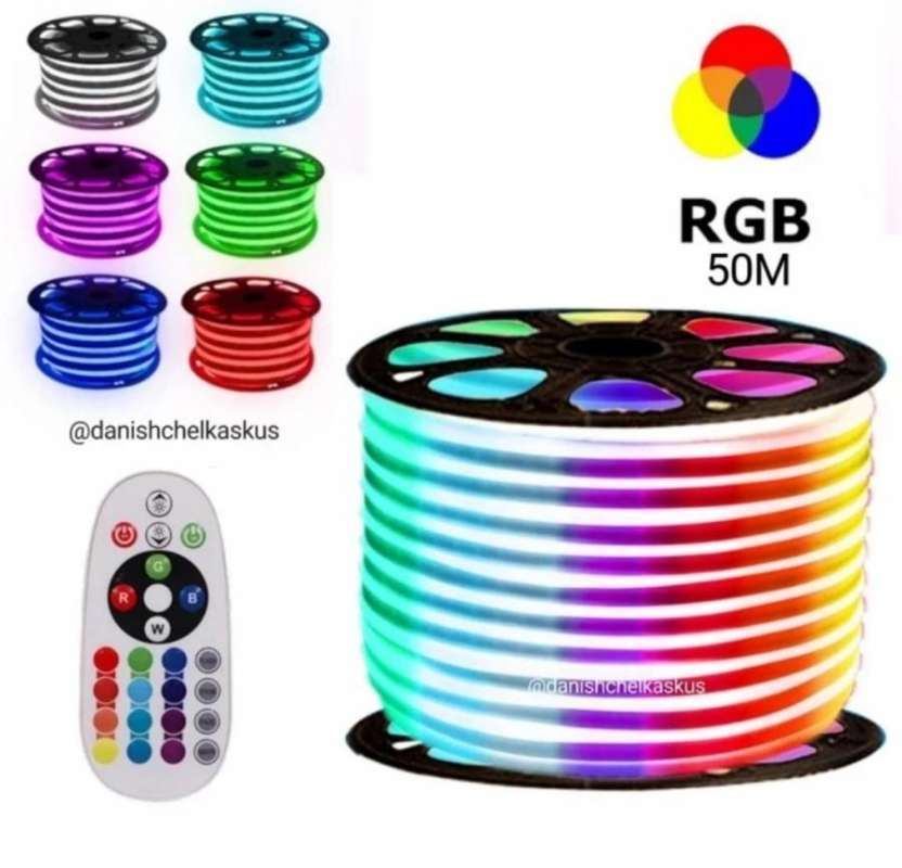 Jual Neon Flex LED Lampu RGB 50m di Seller Toko Sidoarum. - Sidoarum ...