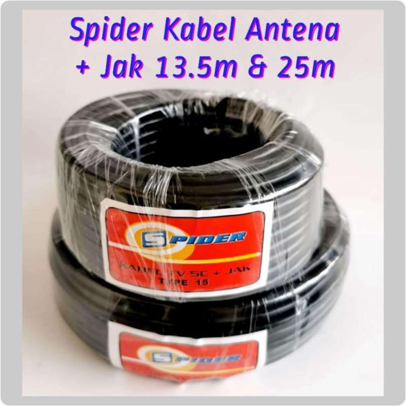 Jual Spider Kabel TV Konektor Antena + Jak Jek 13.5m di Seller Toko Sidoarum. - Sidoarum, Kab ...