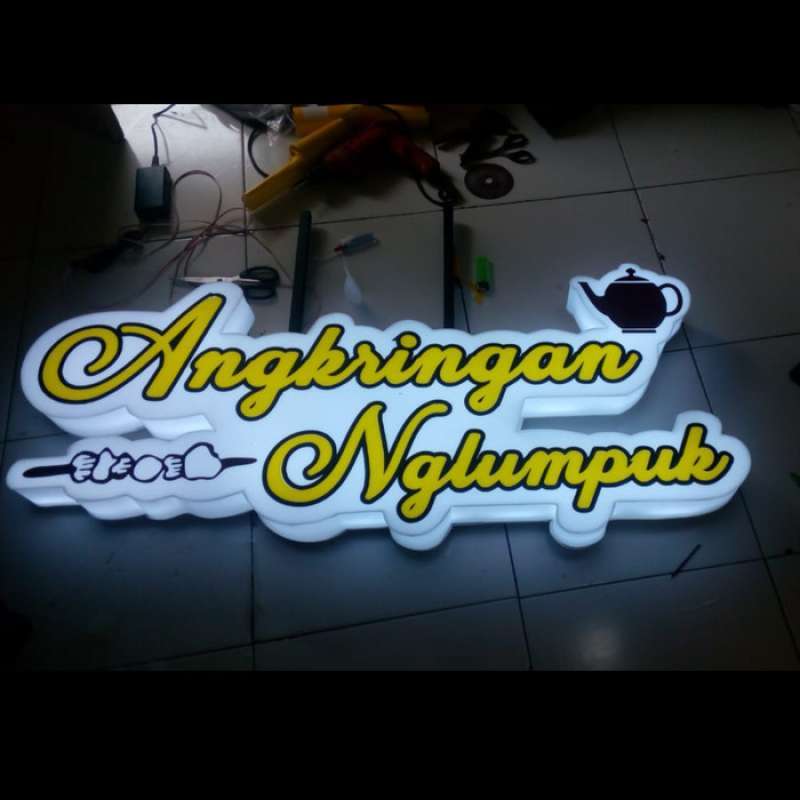 Promo neon box custom.huruf timbul.neon flex Diskon 31% di Seller ...